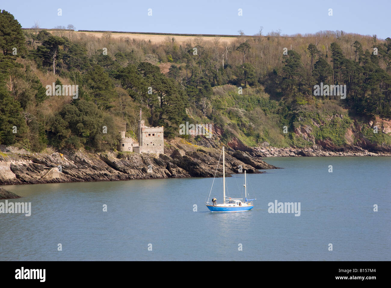 Dartmouth Castle on the River Dart South Devon Stock Photo - Alamy
