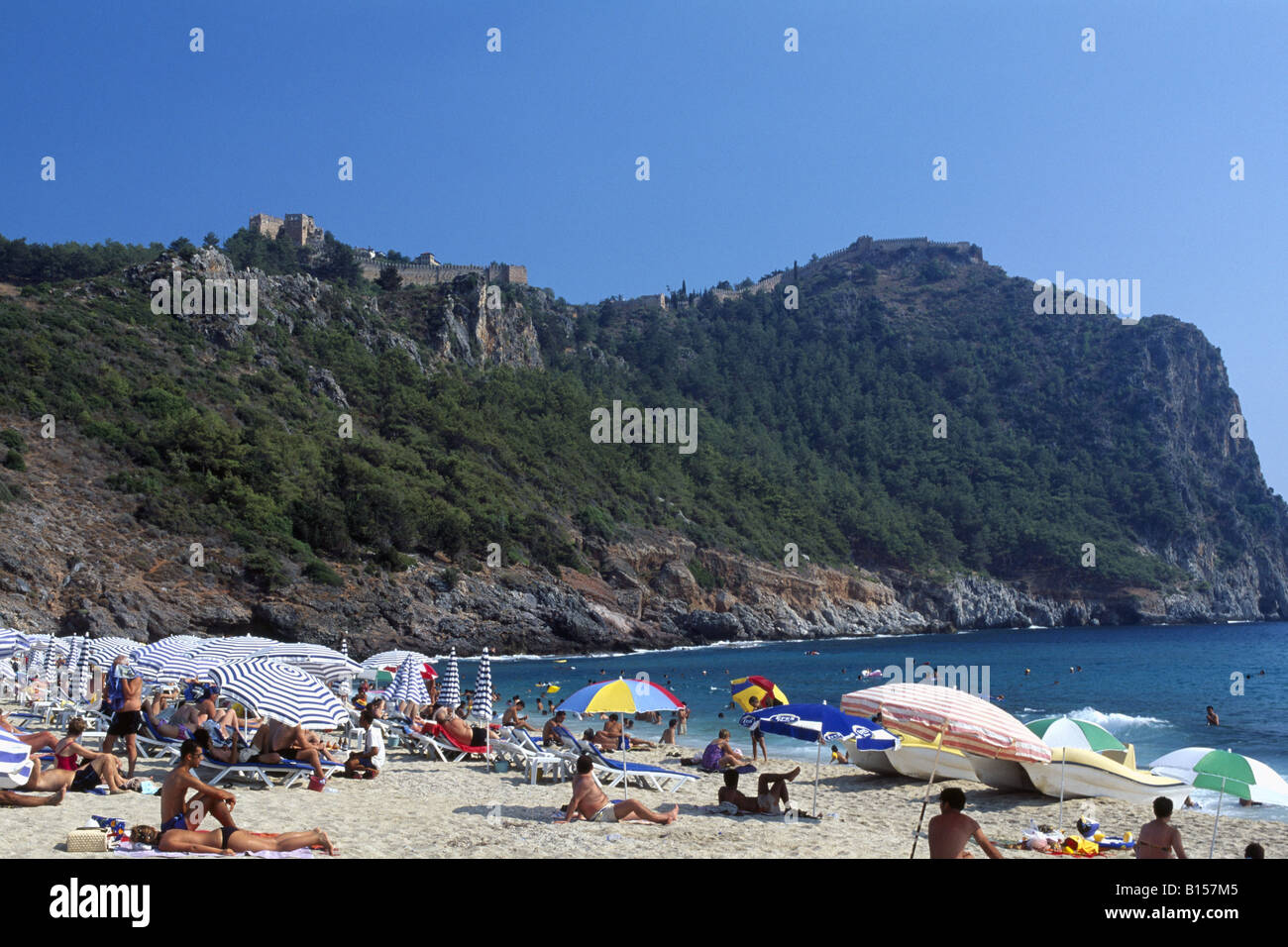 Cleopatra Beach of Alanya Turkish Riviera Turkey Stock Photo - Alamy