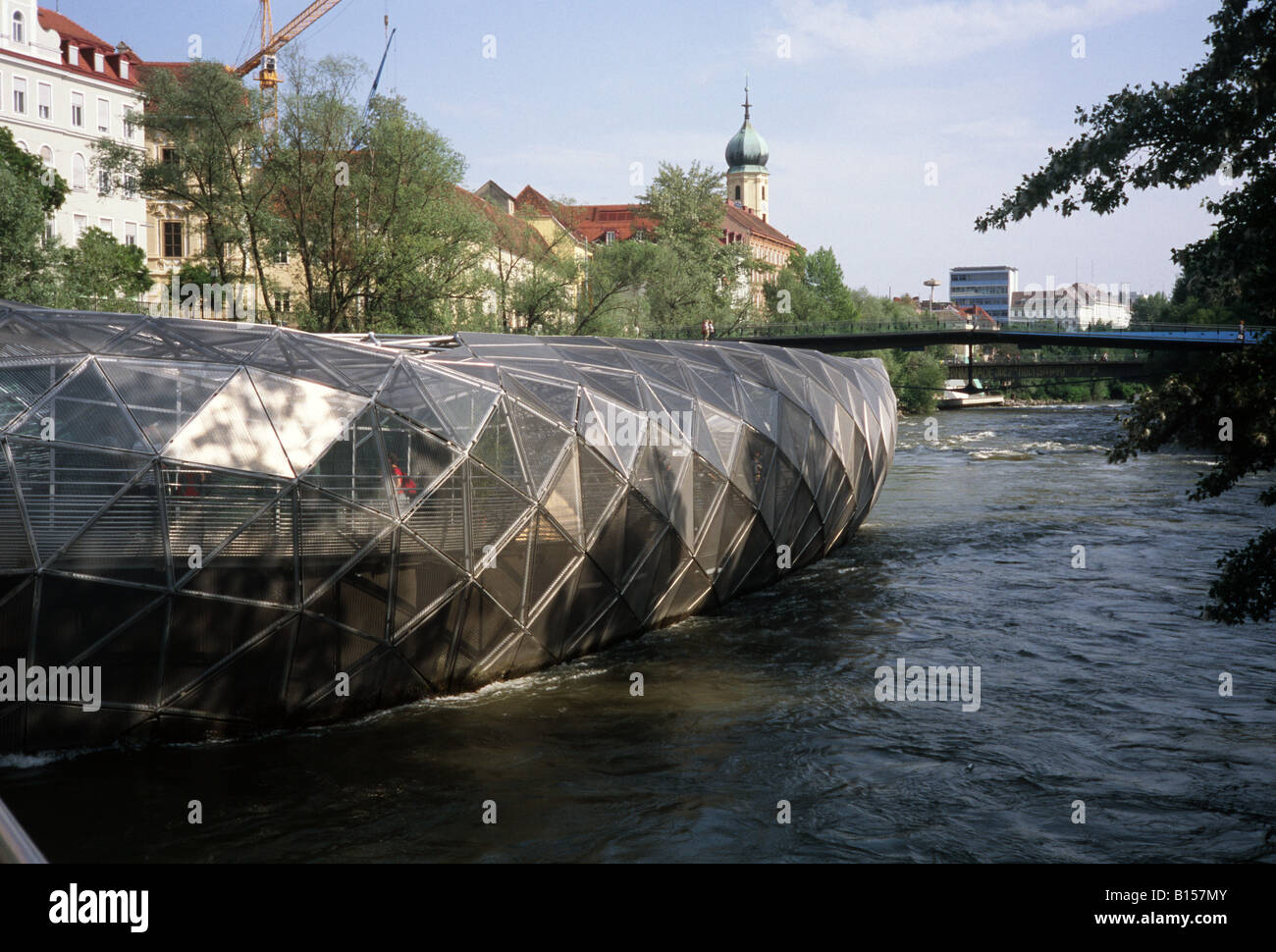 Murinsel Graz Austria Stock Photo - Alamy
