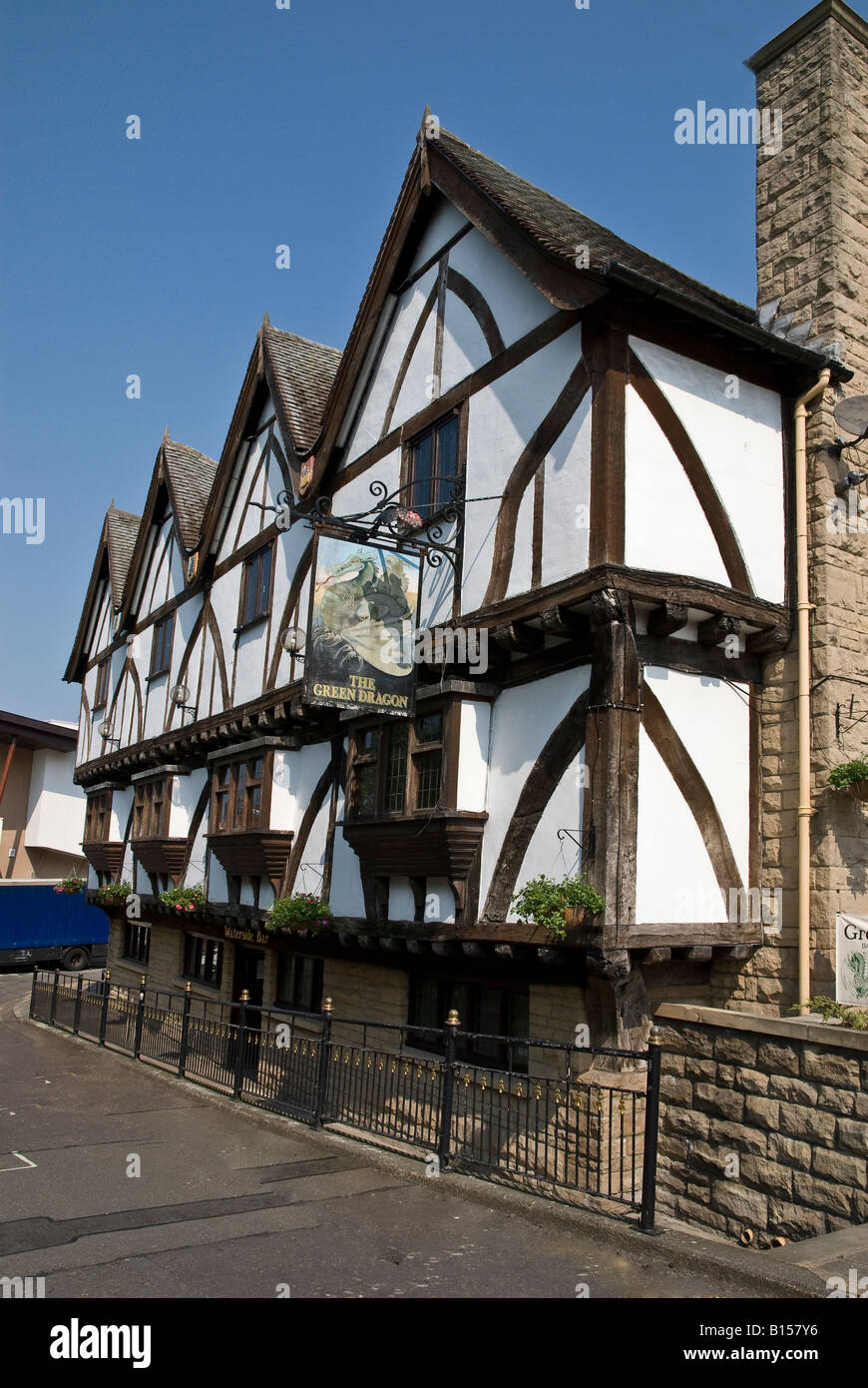 Green Dragon Inn Lincoln UK Stock Photo - Alamy