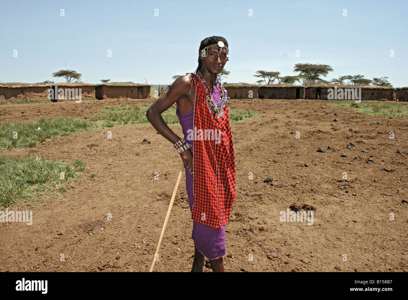 A Masai tribesman Stock Photo - Alamy