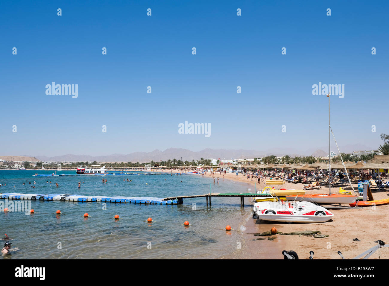 Naama Bay Beach, Sharm el-Sheikh, Red Sea Coast, South Sinai, Egypt ...