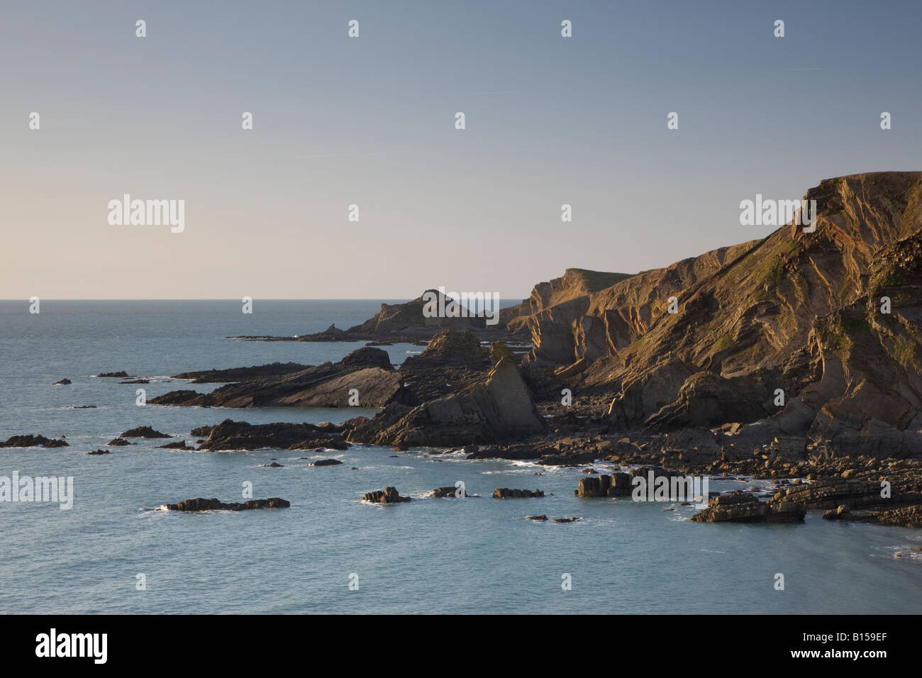 Dramatic coastline of Hartland Quays North Devon Stock Photo - Alamy