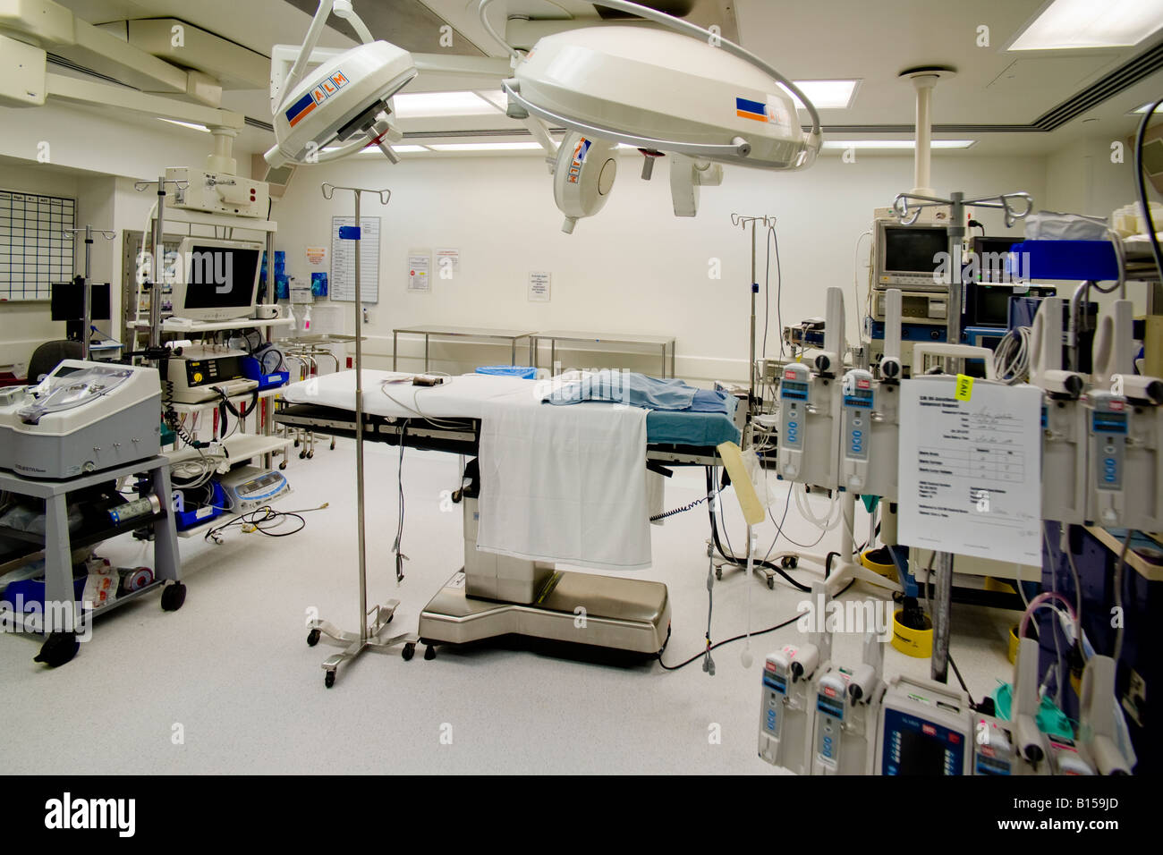 Surgical team operating patient in operation room Stock Photo - Alamy