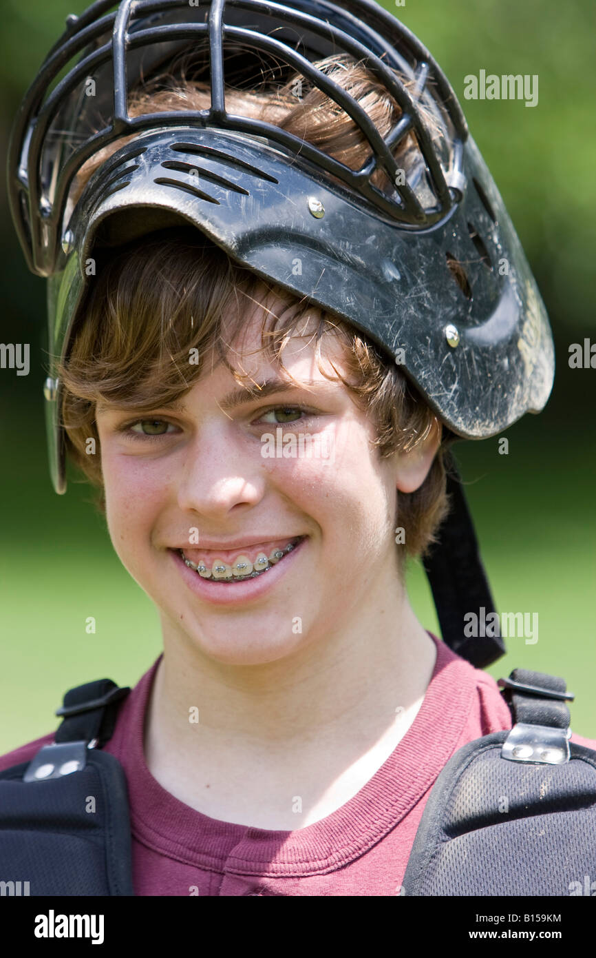 Baseball catcher in mask hi-res stock photography and images - Alamy