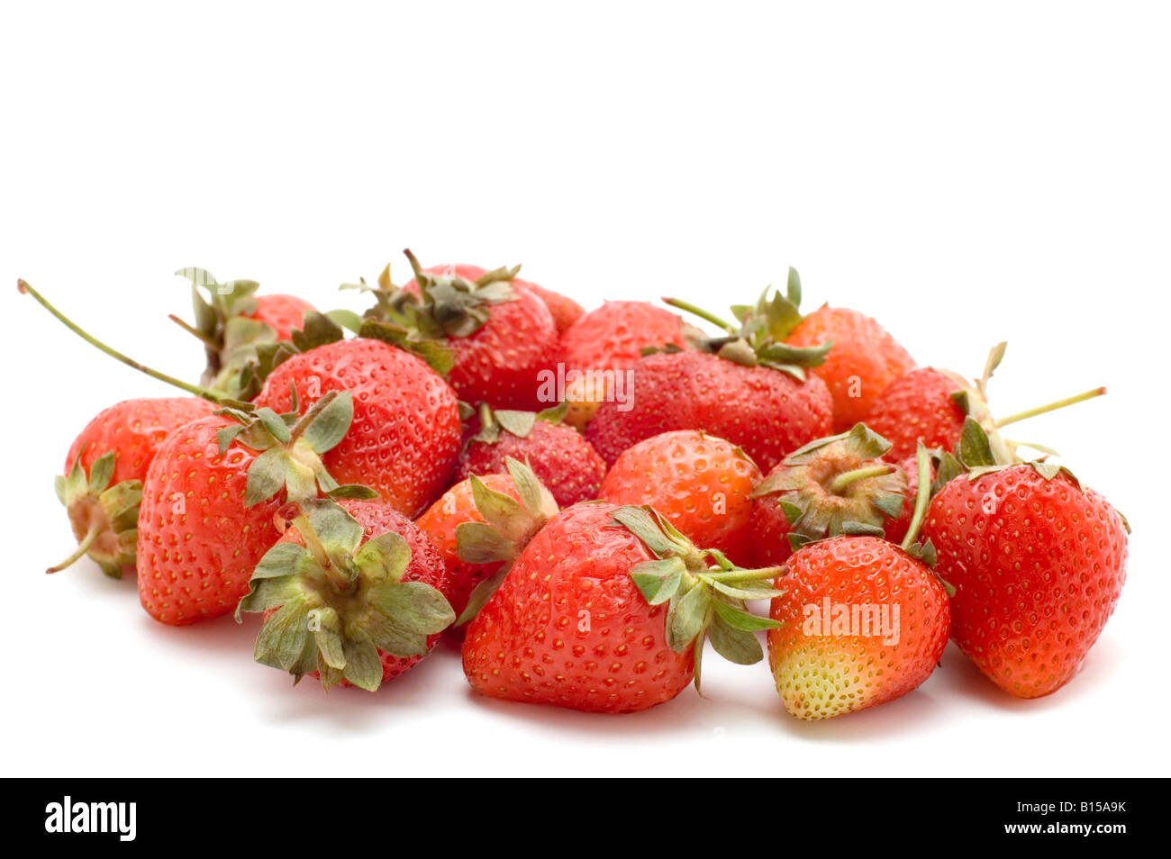 object on white food strawberry Stock Photo - Alamy