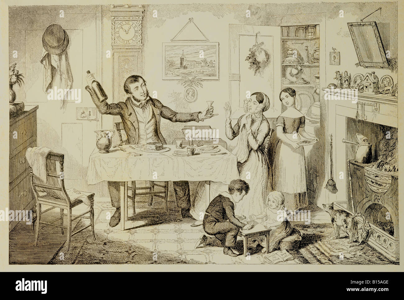 George cruikshank drinking hi-res stock photography and images - Alamy