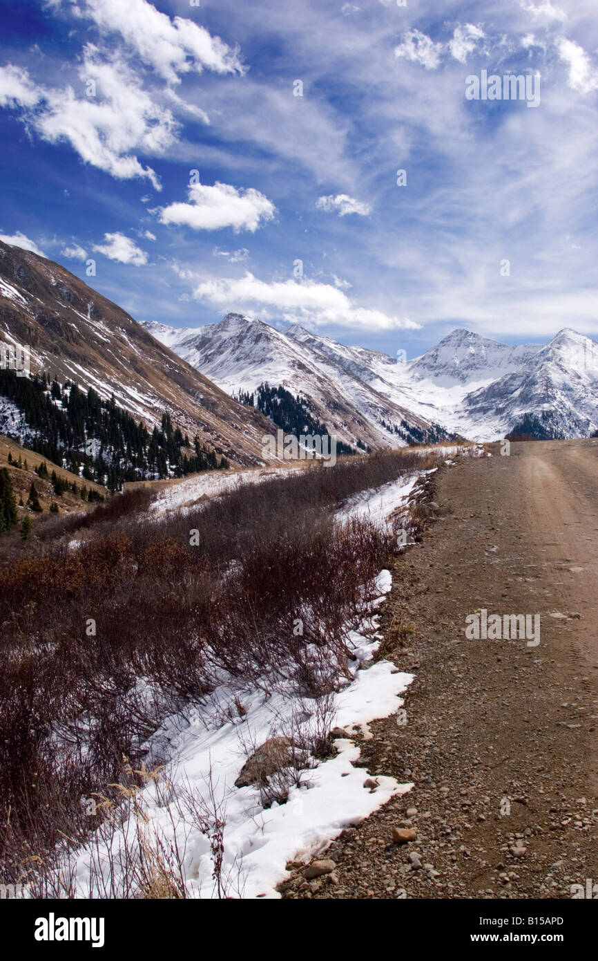 road through Animas Forks, Colorado Stock Photo - Alamy