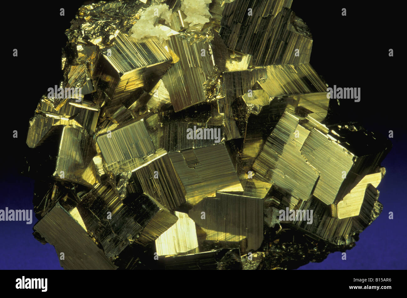 Fools Gold, Iron Pyrite Stock Photo - Alamy