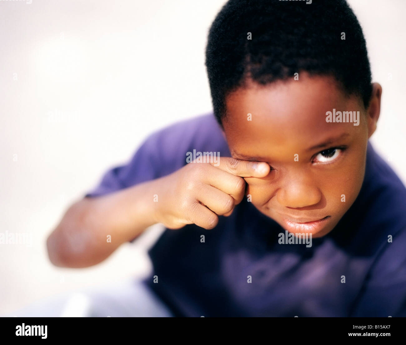 A boy crying Stock Photo - Alamy