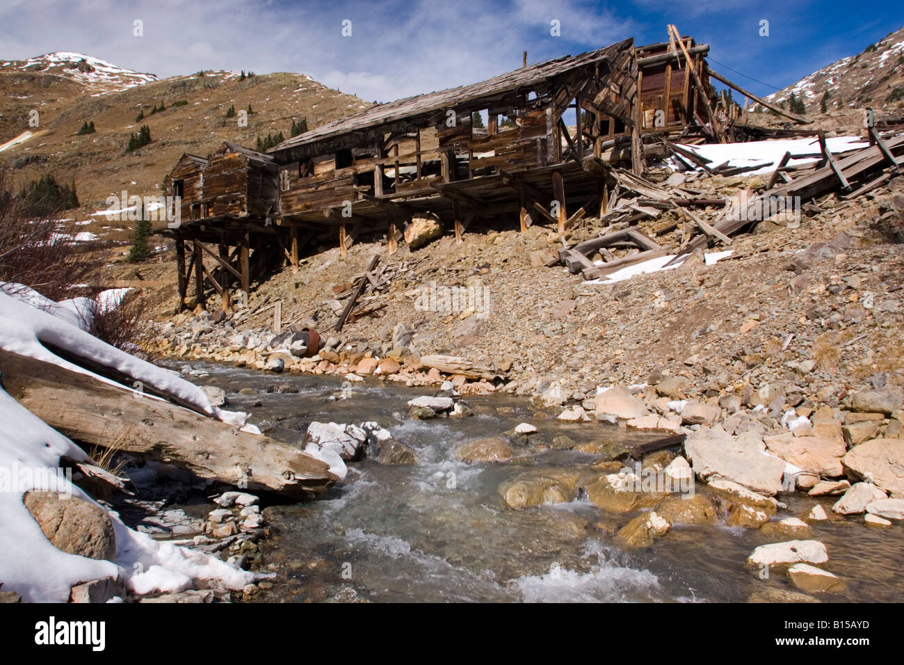 historic building, Animas Forks, Colorado Stock Photo - Alamy