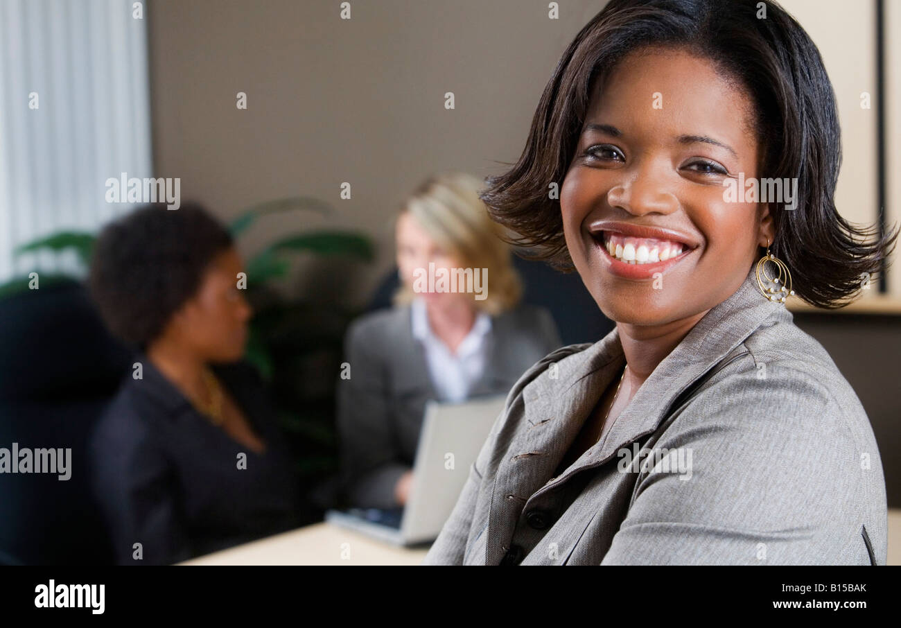 Business woman at work Stock Photo - Alamy