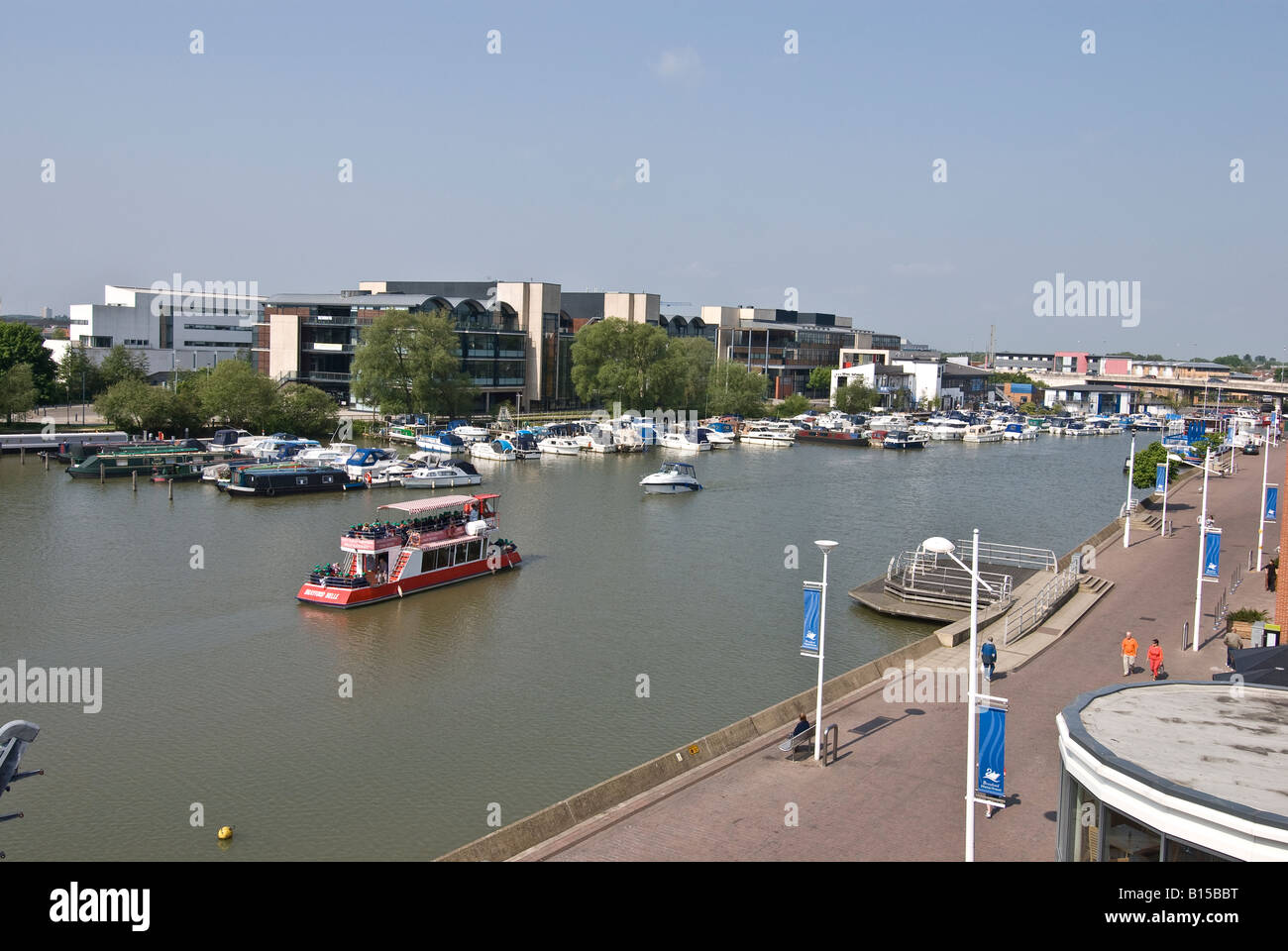 Brayford Pool and University of Lincoln UK Stock Photo - Alamy