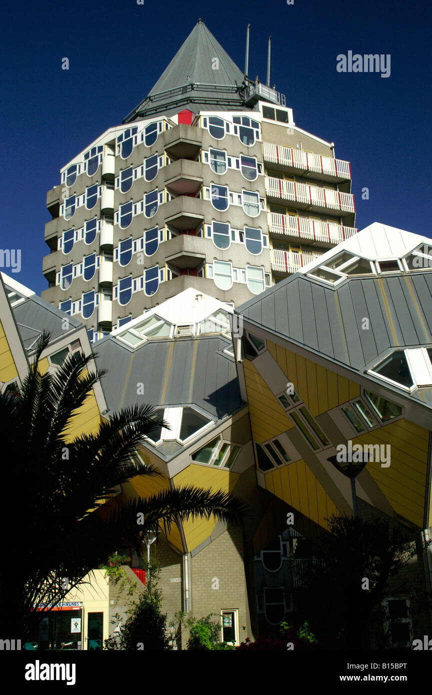 Rotterdam Blaak cubic house art architecture modern dwelling summer ...