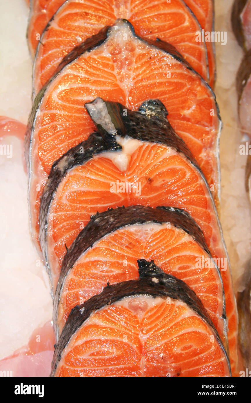 Meat red salmon fish hi-res stock photography and images - Alamy