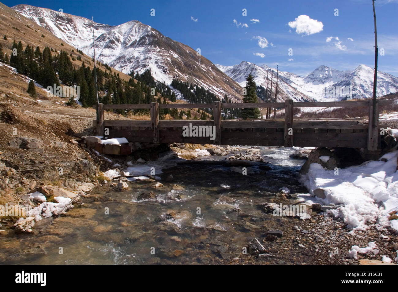 bridge, Animas Forks, Colorado Stock Photo - Alamy
