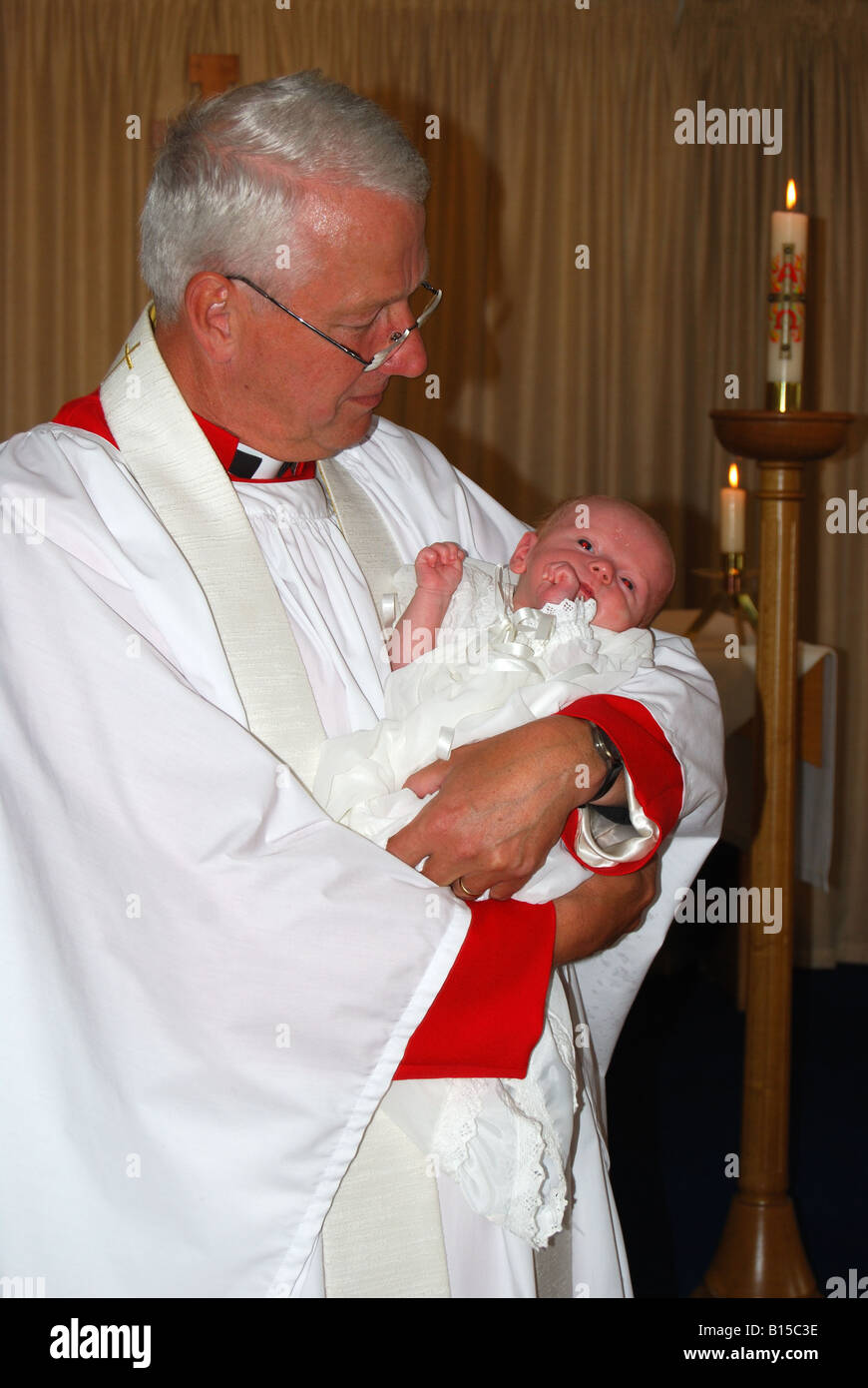 Catholic baptism baby hi-res stock photography and images - Alamy