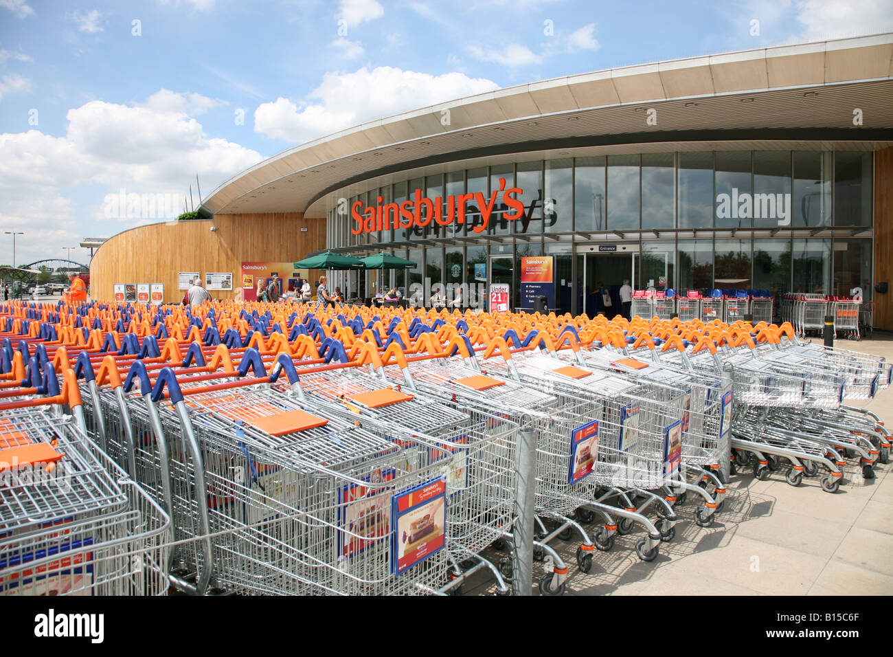Sainsburys superstore in Charlton London UK Stock Photo - Alamy
