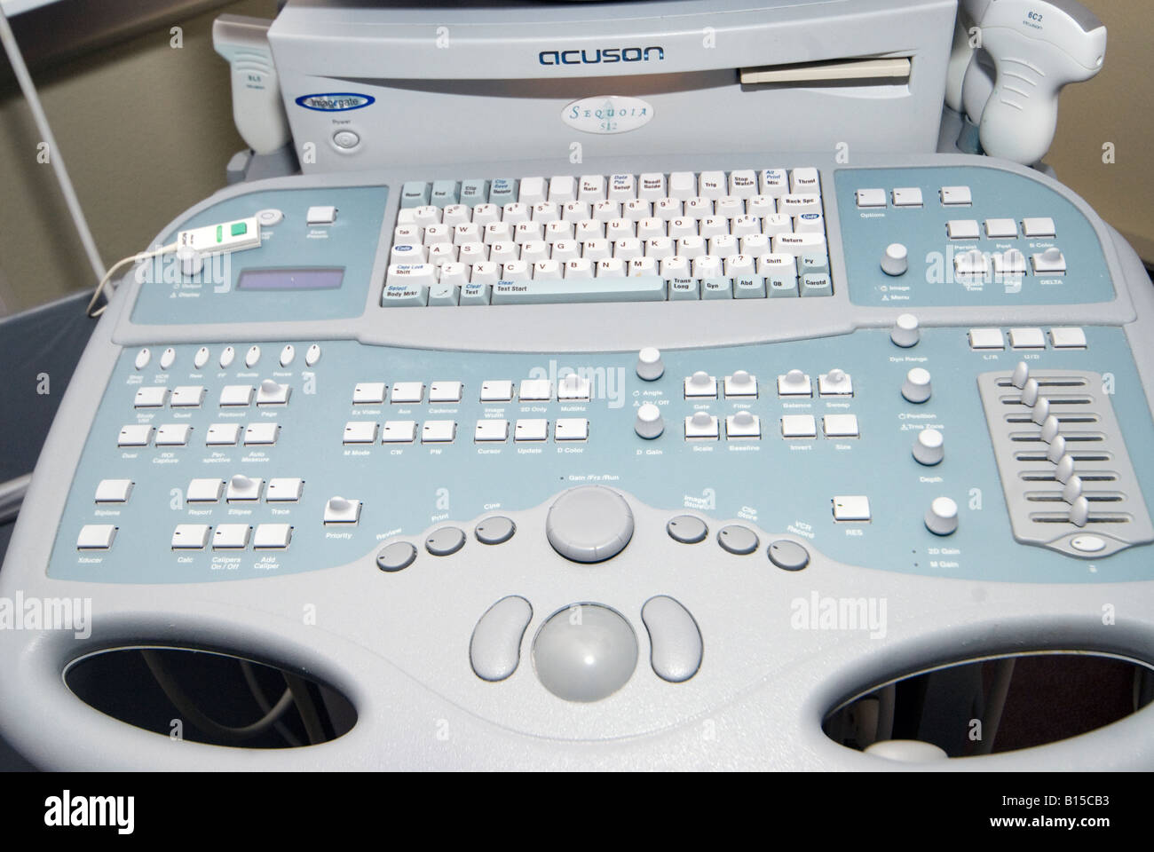 Close-up of ultrasound keyboard. Medical equipment Stock Photo - Alamy