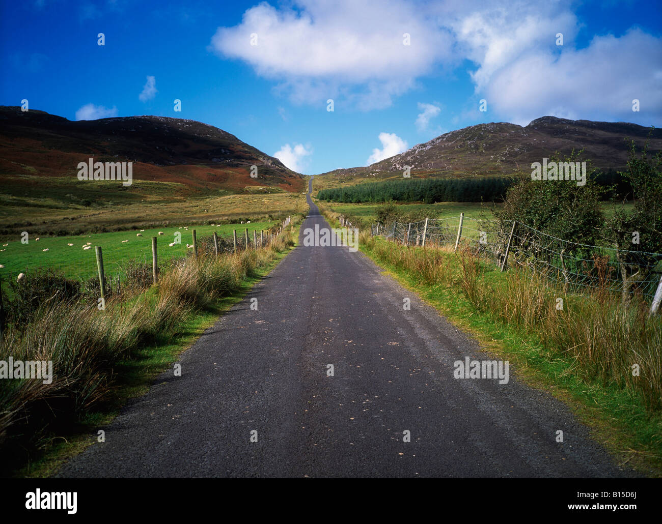County Donegal, Ireland, Road near Malin Stock Photo - Alamy