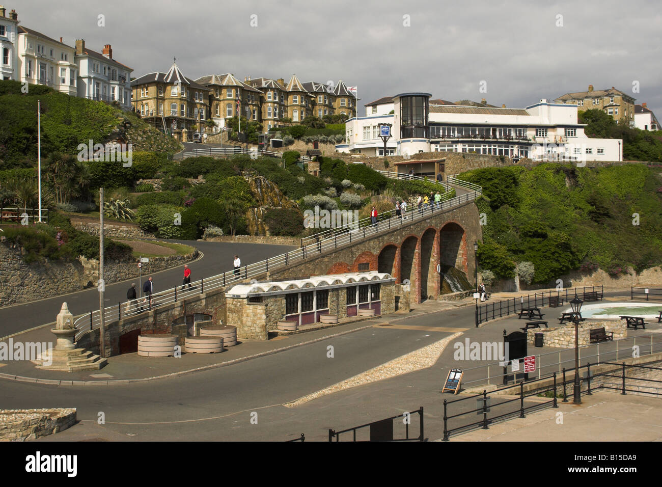 Ventnor's Cascades (rising seafront Stock Photo - Alamy
