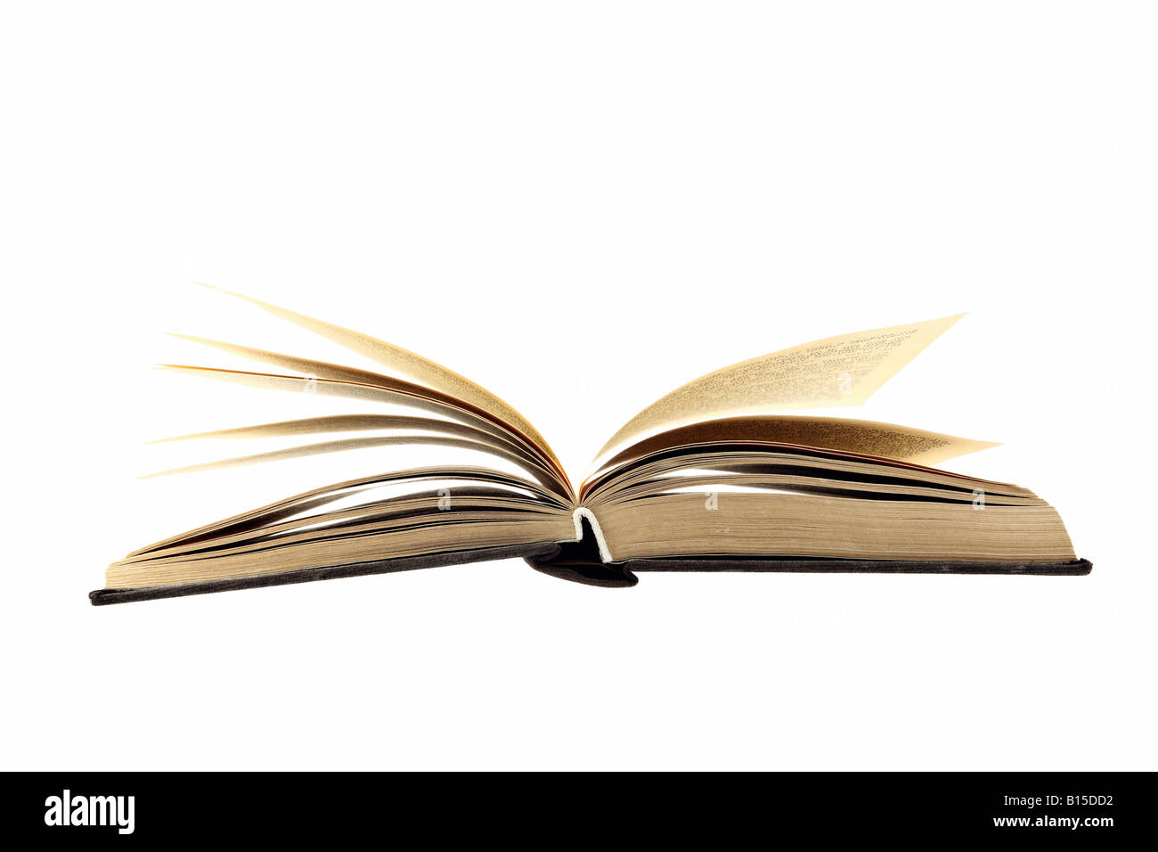 Open book side view hi-res stock photography and images - Alamy