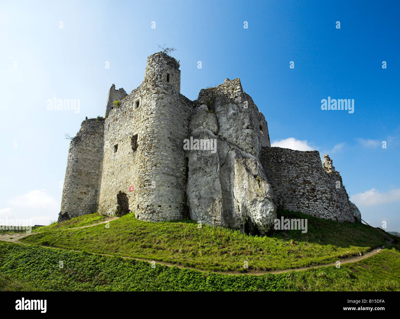 The Castle in Mirow Poland Stock Photo - Alamy