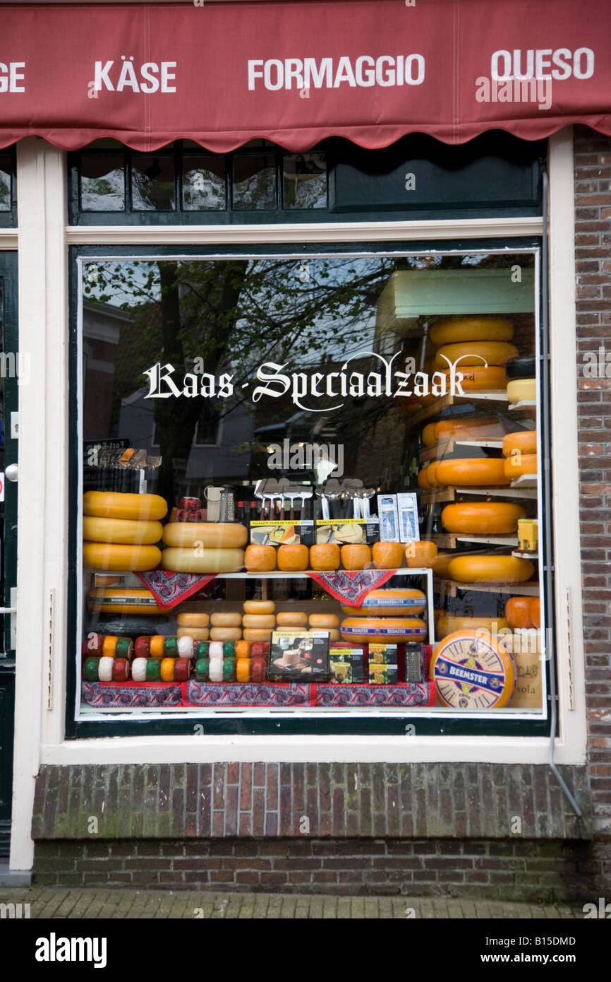 A shop window full of cheeses in Edam North Holland Netherlands Stock ...