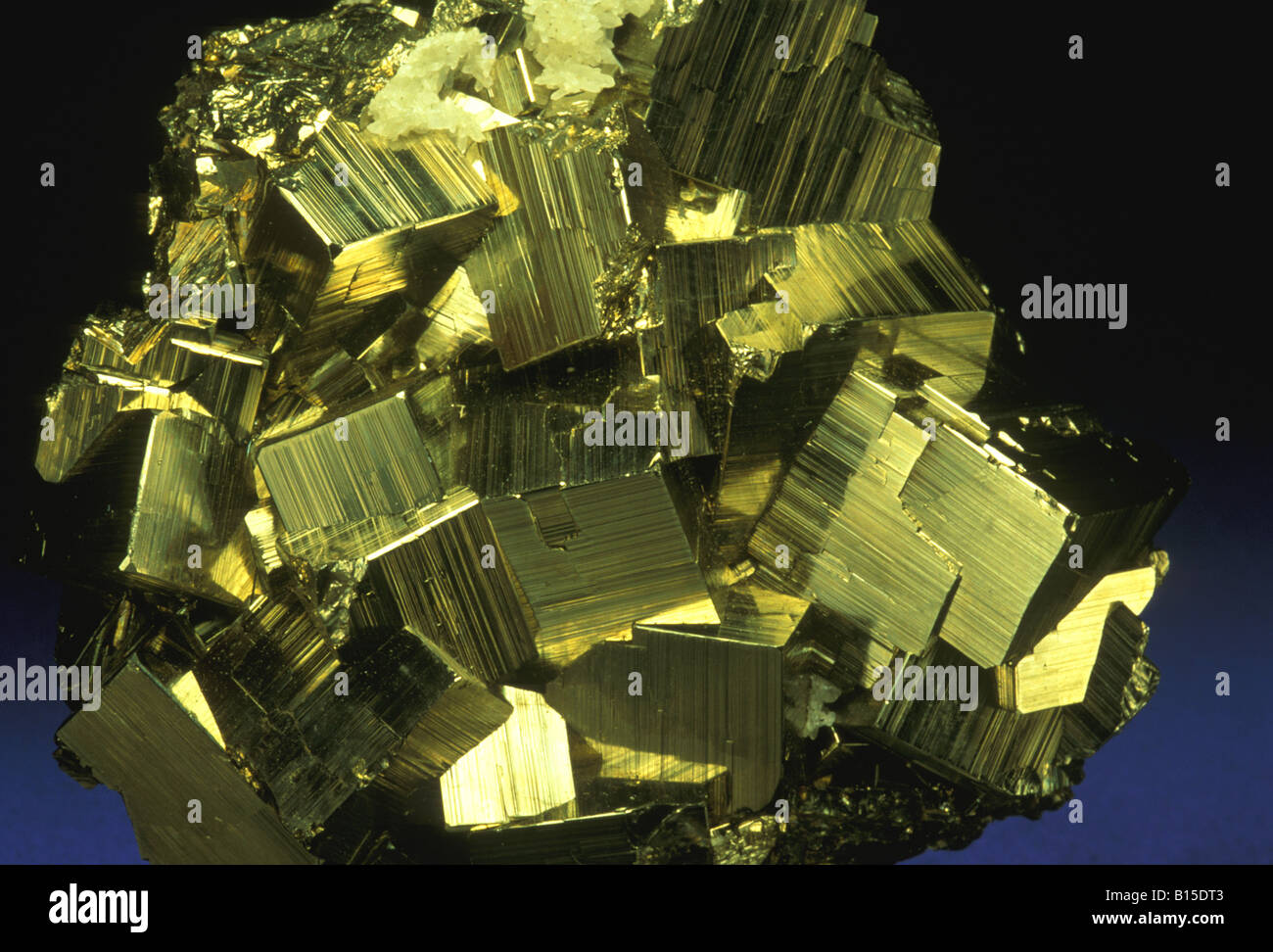 Fools Gold, Iron Pyrite Stock Photo - Alamy