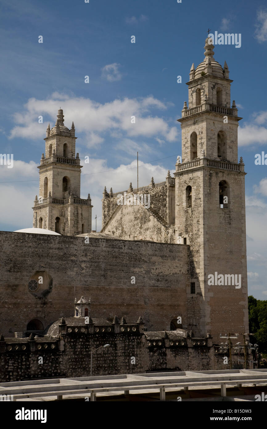 Catedral de San Ildefonso Merida Mexico Stock Photo - Alamy