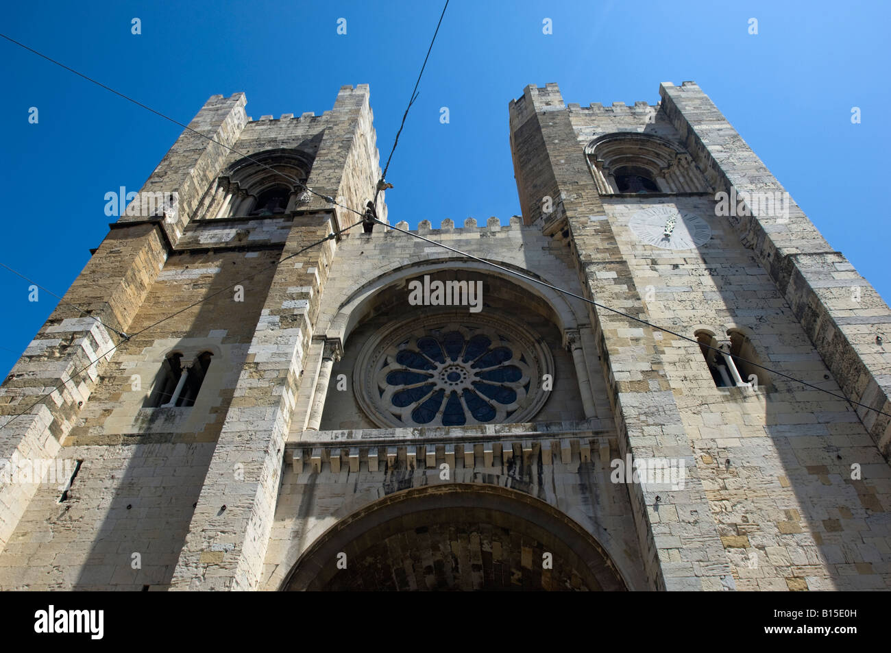 Lisbon Cathedral or Santa Maria Maior de Lisboa. Lisbon, Portugal Stock ...