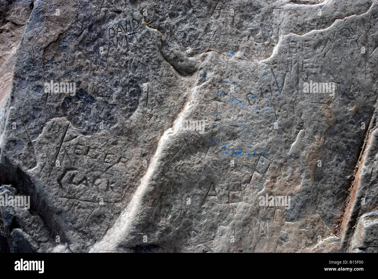 Carving of names hi-res stock photography and images - Alamy