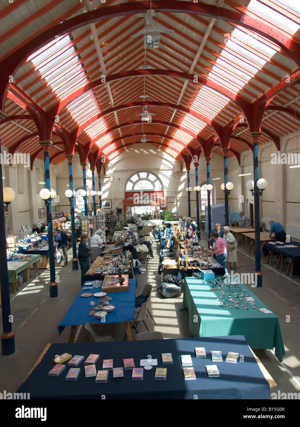 Market hall interior hi-res stock photography and images - Alamy