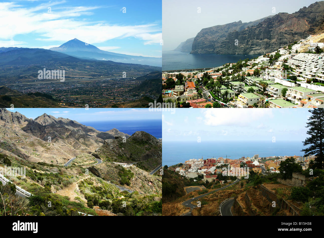 Canary Islands, Spain, landscapes photo collage №12 Stock Photo - Alamy