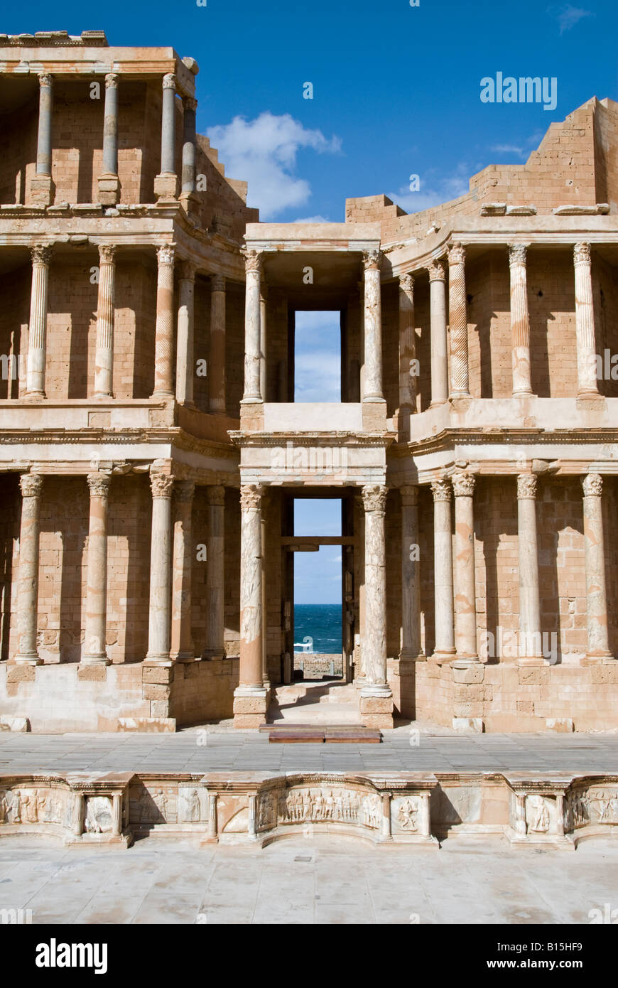 the Theatre, Sabratha, Libya Stock Photo - Alamy