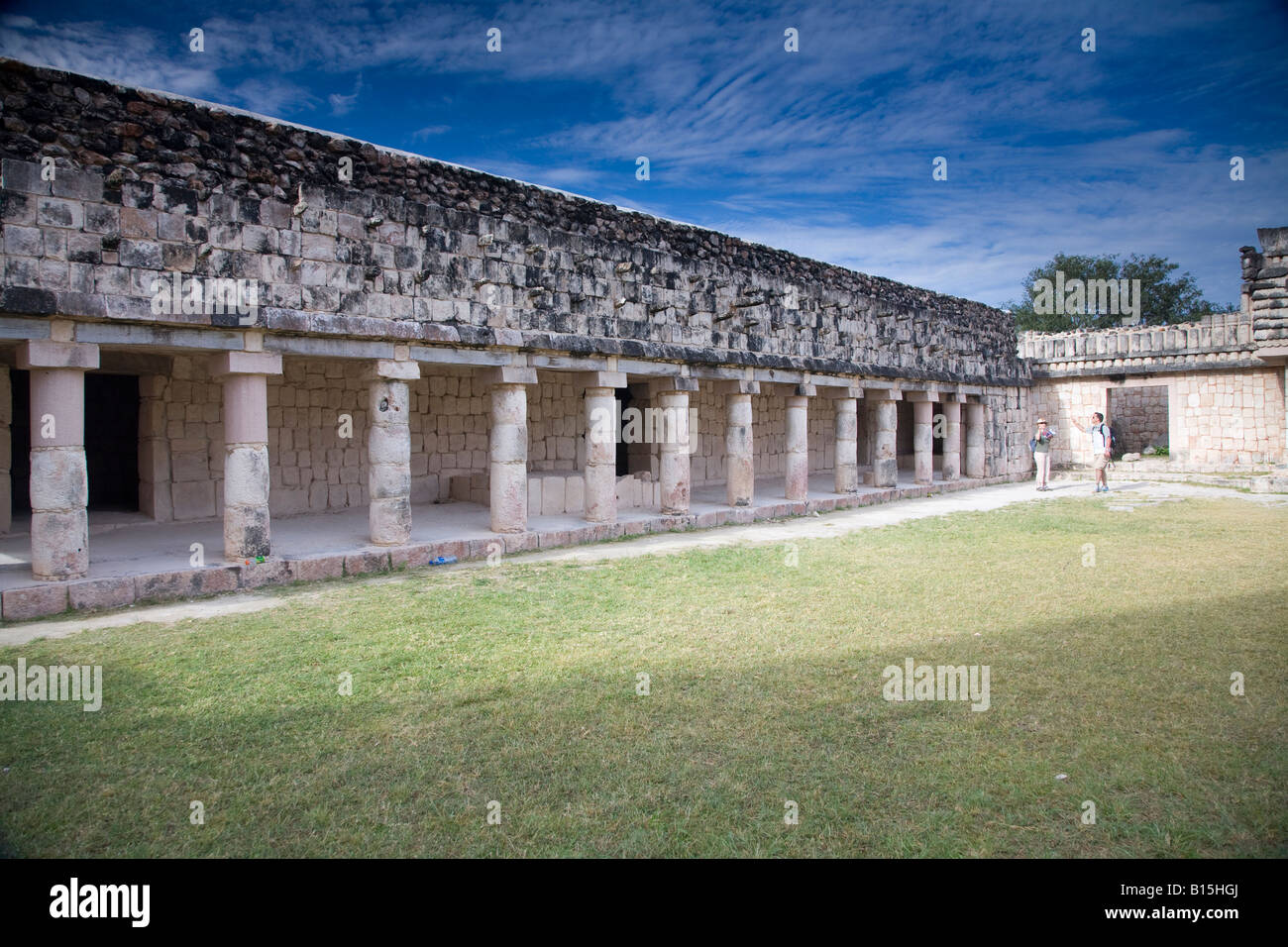 Mayan Temples at Uxmal in Yucatan Mexico Stock Photo - Alamy