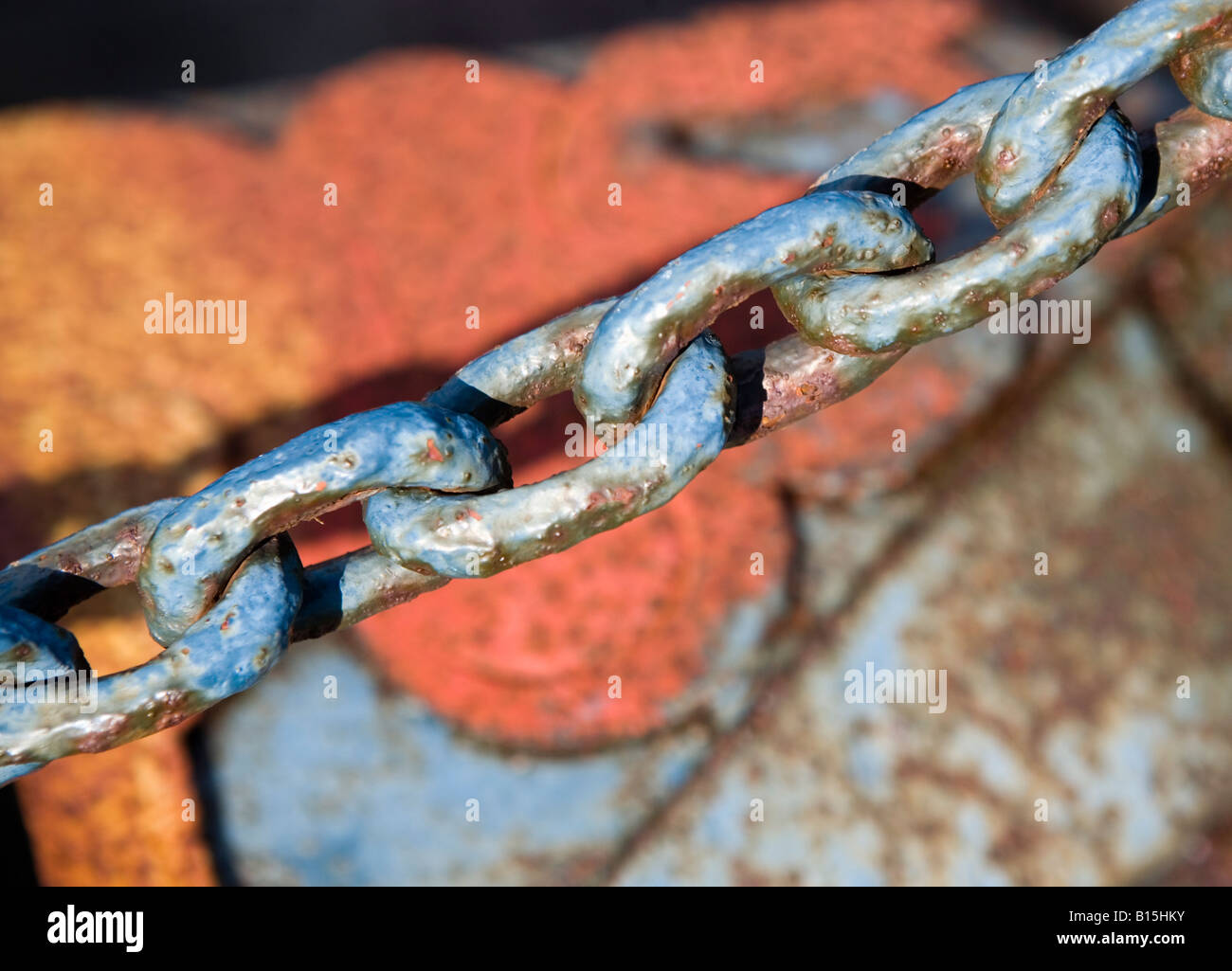 Rusty old chain Stock Photo - Alamy