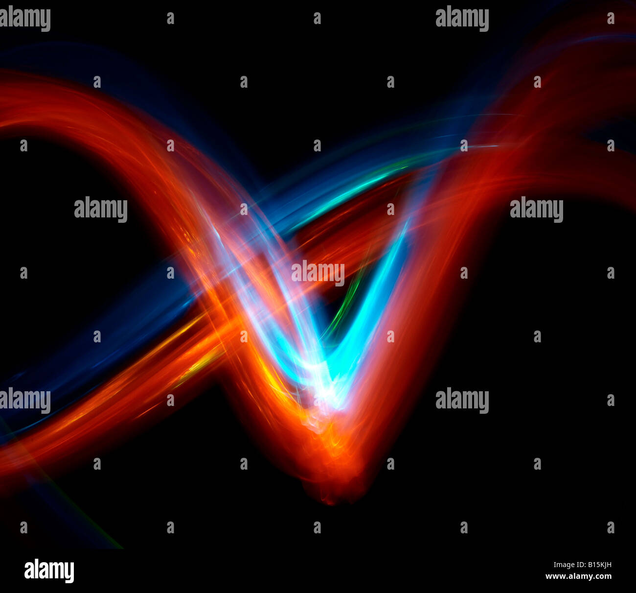Light streaks against a black background Stock Photo - Alamy