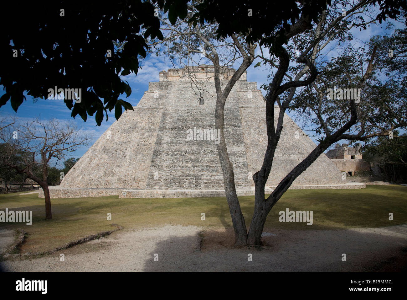 Mayan Temples at Uxmal in Yucatan Mexico Stock Photo - Alamy