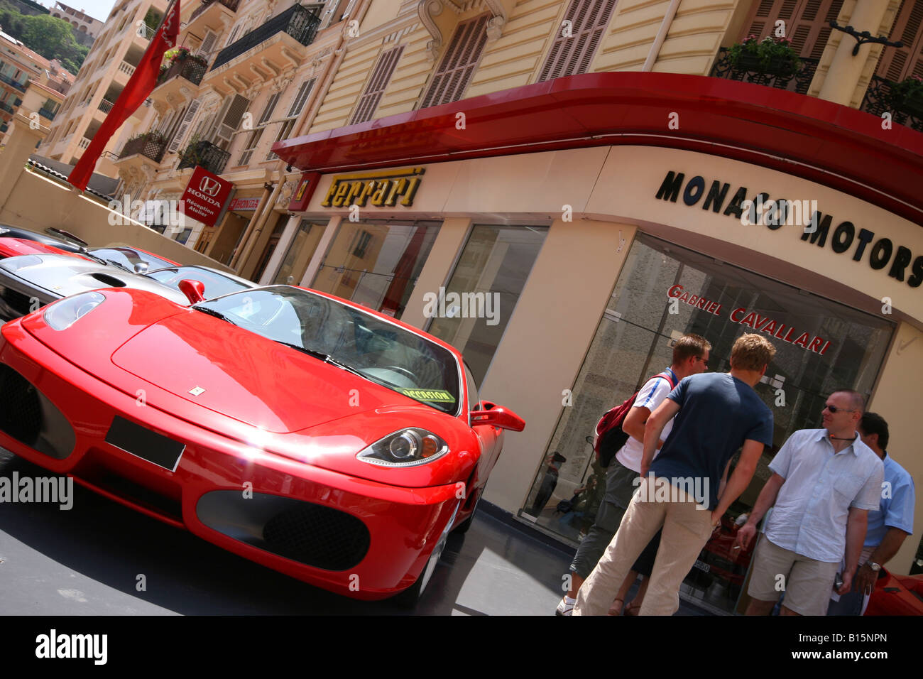 Car race in monte carlo grand prix of monaco hi-res stock photography ...