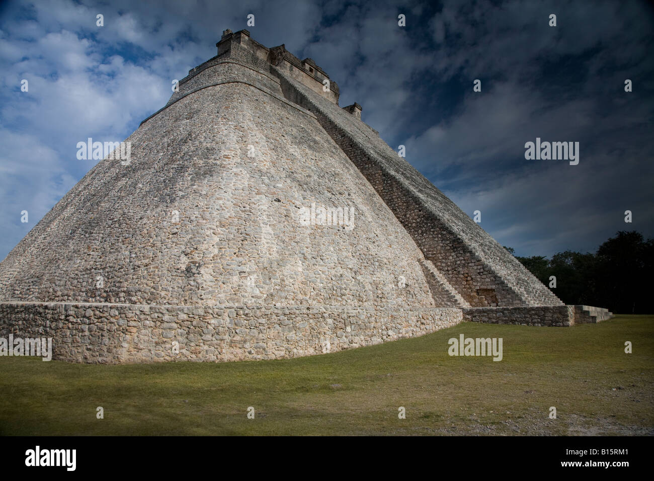 Mayan Temples at Uxmal in Yucatan Mexico Stock Photo - Alamy