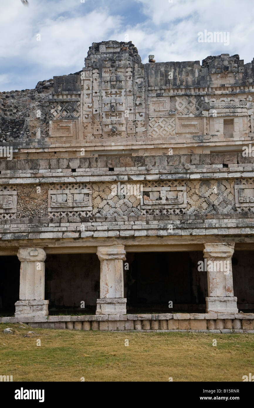 Mayan Temples at Uxmal in Yucatan Mexico Stock Photo - Alamy