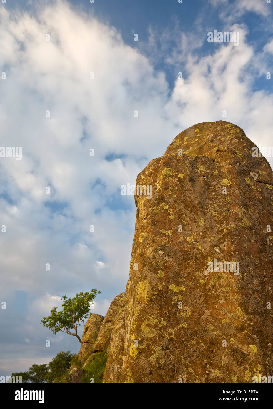 The distinctive dolerite outcrop of Walltown Crags near Greenhead in ...