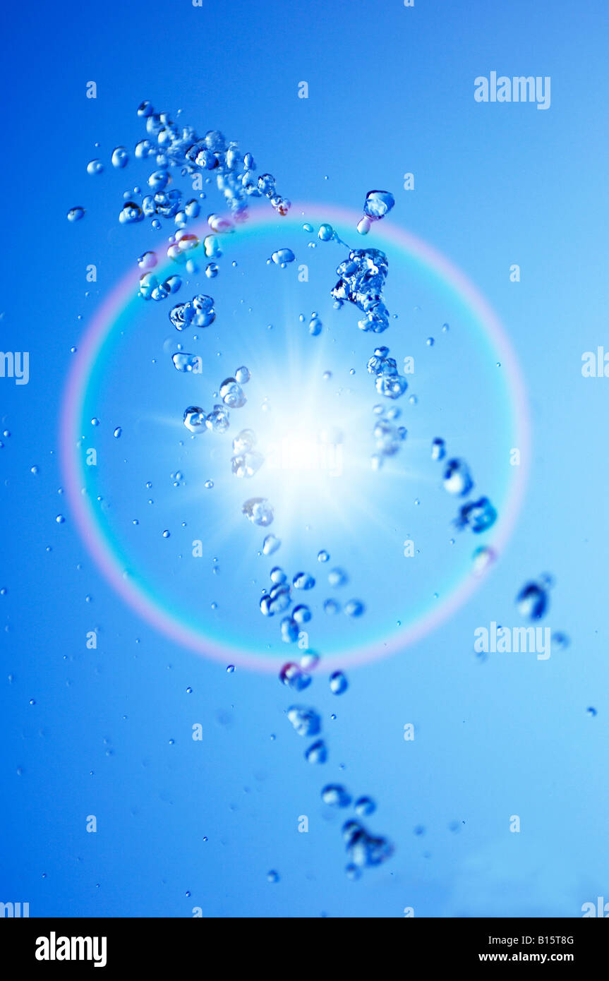 Blue rainbow hi-res stock photography and images - Alamy