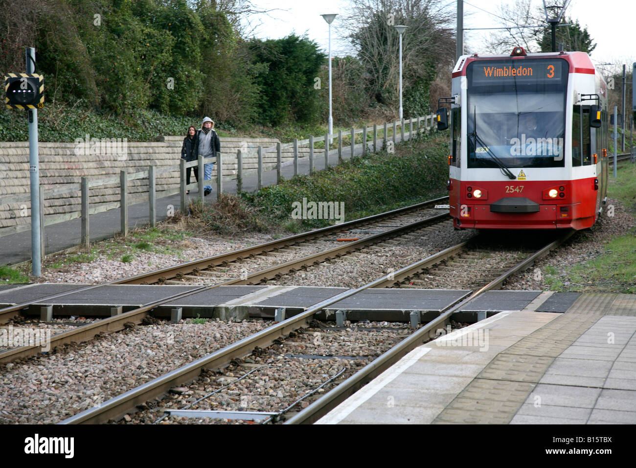 London tram hi-res stock photography and images - Alamy