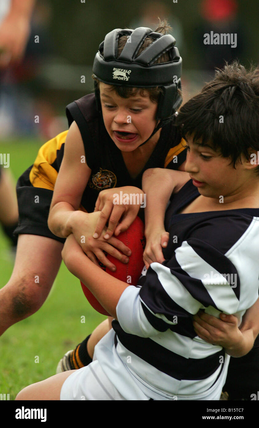 Australian rules football children hi-res stock photography and images ...