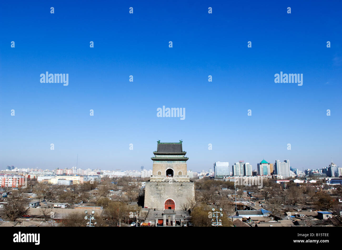Bell Tower Beijing China Stock Photo - Alamy