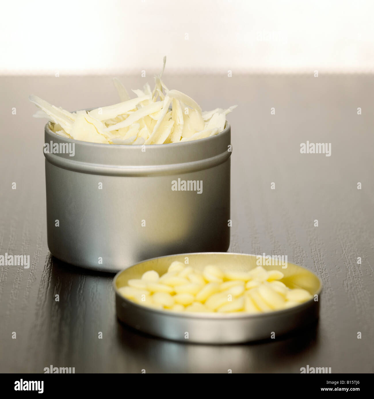 Cocoa butter in box Stock Photo - Alamy