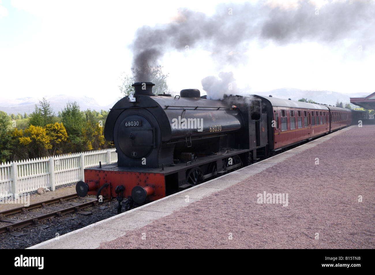 Strathspey steam line hi-res stock photography and images - Alamy