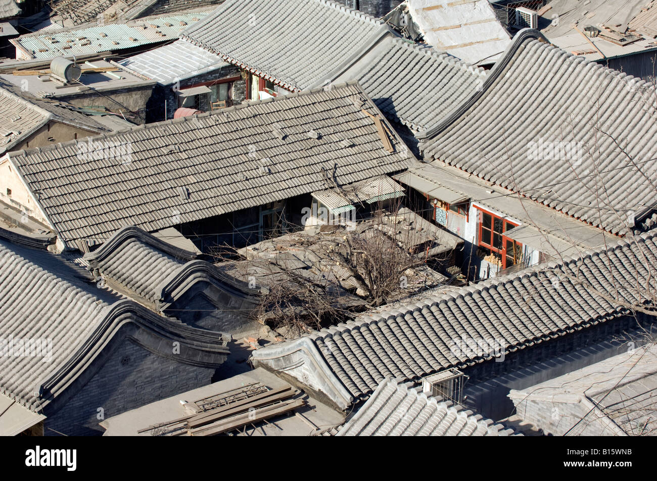 Hutong neighbourhood Beijing China Stock Photo - Alamy